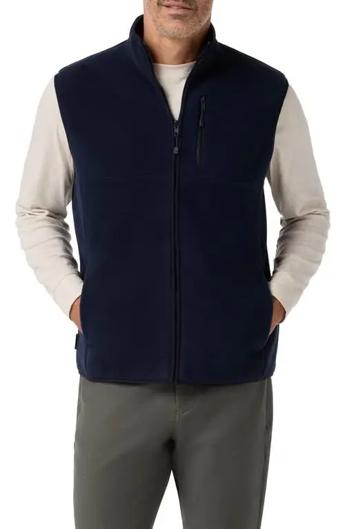 Mizzen+main Crosby Fleece Vest - Navy