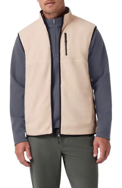 Mizzen+main Crosby Fleece Vest - Oat