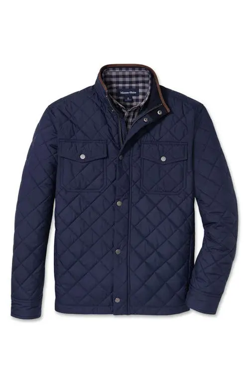 Mizzen+main Brentwood Quilted Jacket - Navy