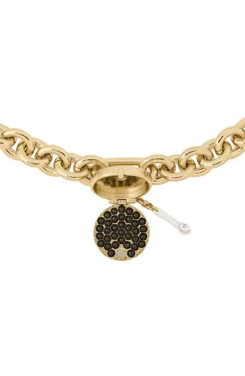Kate Spade New York Caviar & Crimson Charm Bracelet