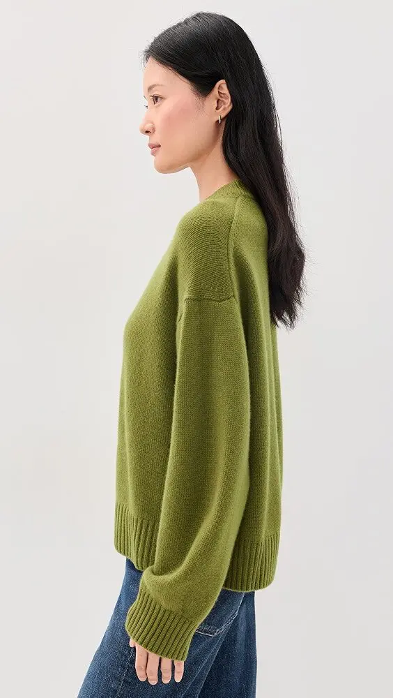 REFORMATION Cove Cashmere Oversized Crew Sweater