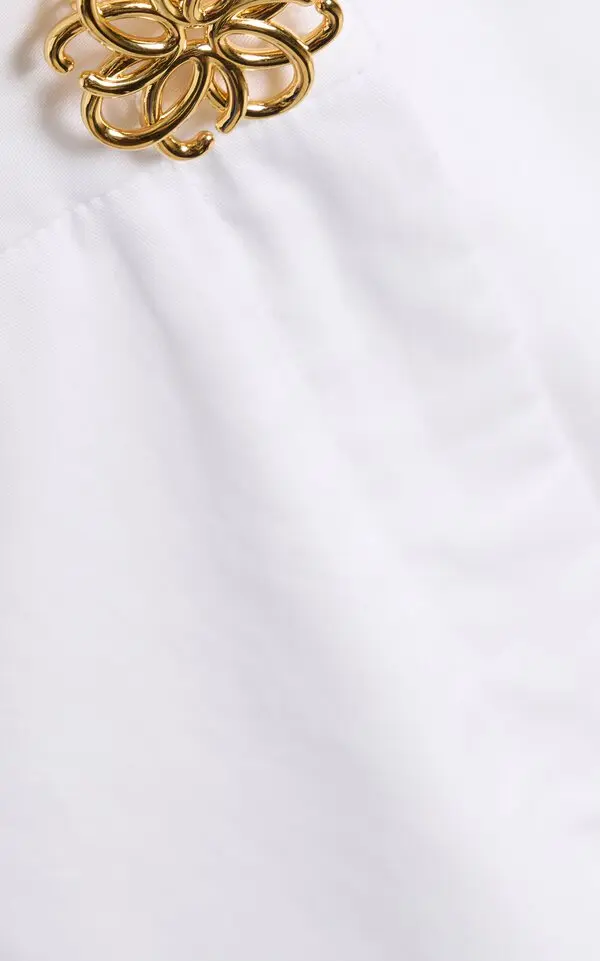 Oscar De La Renta Mid-rise Stretch-cotton Twill Wide-leg Pants