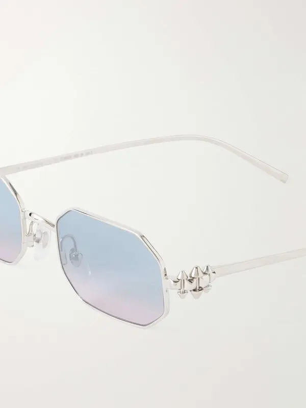 Cartier Clash De Square-frame -tone Metal Sunglasses