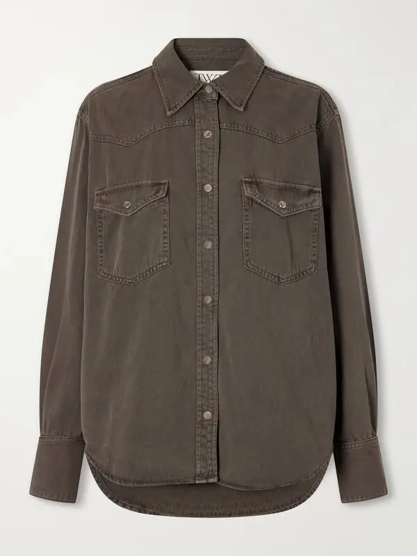 TWP Yellowstone Cotton-twill Shirt - Gray