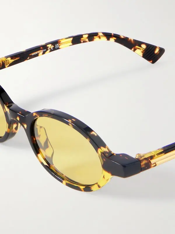 Bottega Veneta Round-frame Acetate Sunglasses