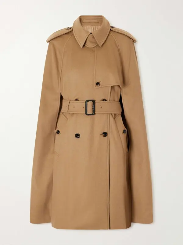 Burberry Belmont Belted Cashmere Cape