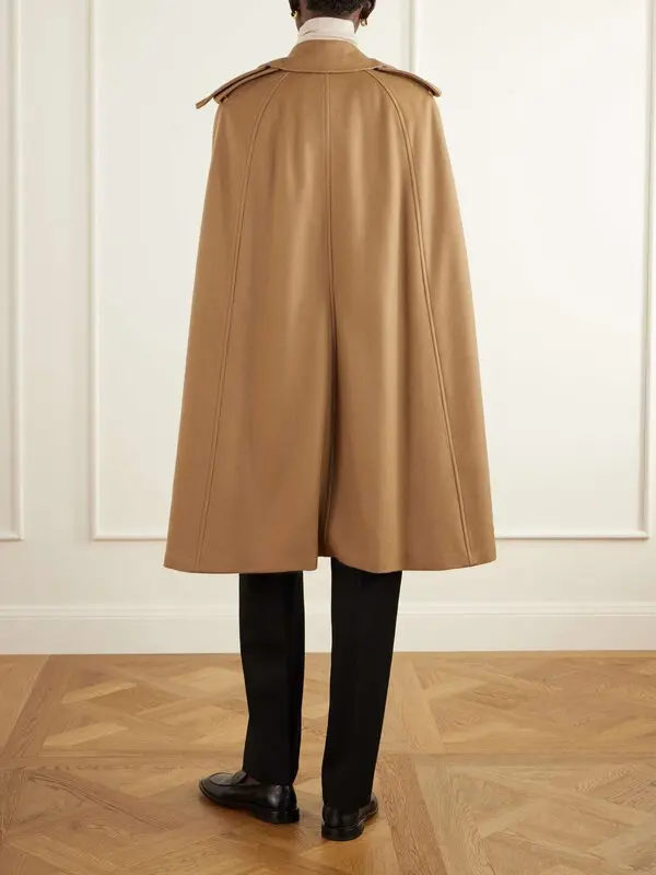 Burberry Belmont Belted Cashmere Cape
