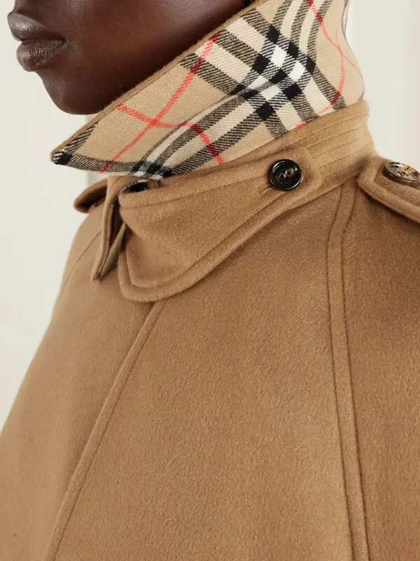 Burberry Belmont Belted Cashmere Cape