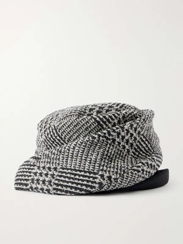 Junya Watanabe Checked Gabardine-trimmed Wool-blend Tweed Bucket Hat - Multi
