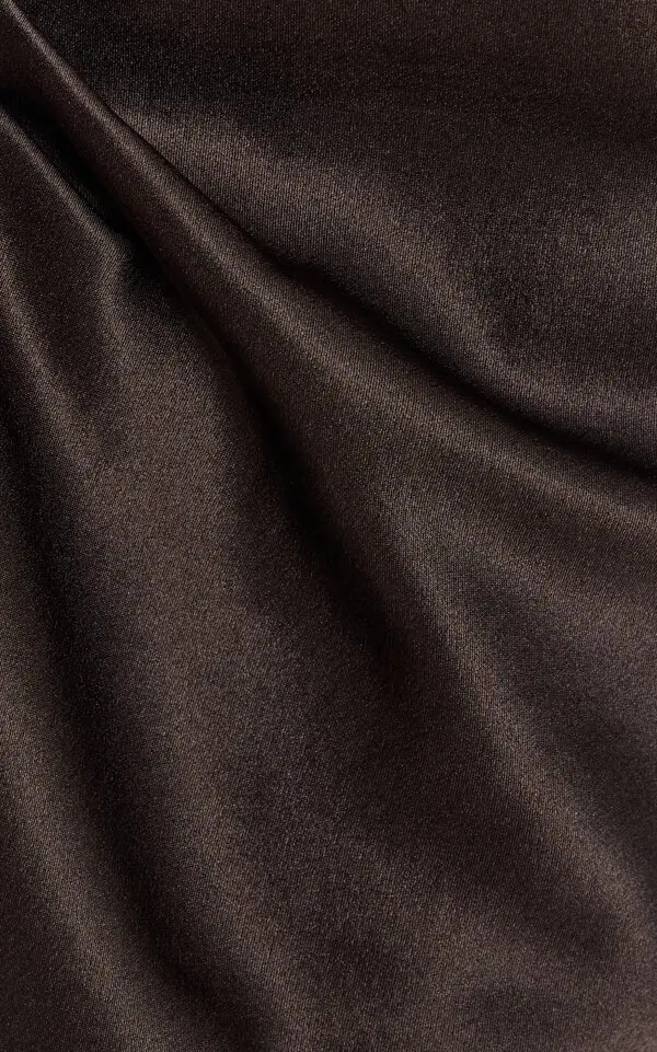 SIR. Lula Scarf-detailed Tasseled Silk Tie Top