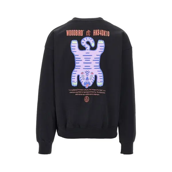 WOODBIRD Wbduke Tiger' Crewneck Weathirt