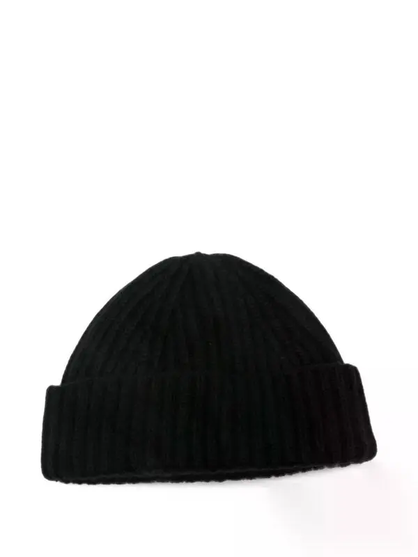 CENERE GB Ribbed-knit Beanie Hat
