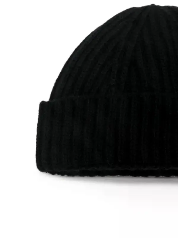 CENERE GB Ribbed-knit Beanie Hat