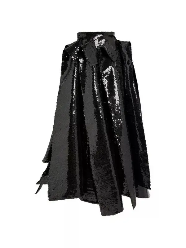 A.W.A.K.E. Mode Sequin-embellished Multi-panel Skirt