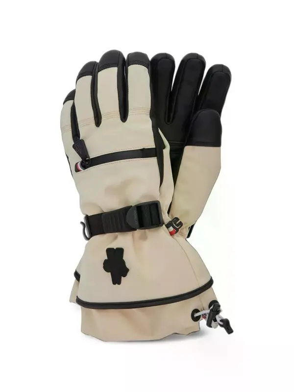 Moncler Logo-patch Buckled Gloves