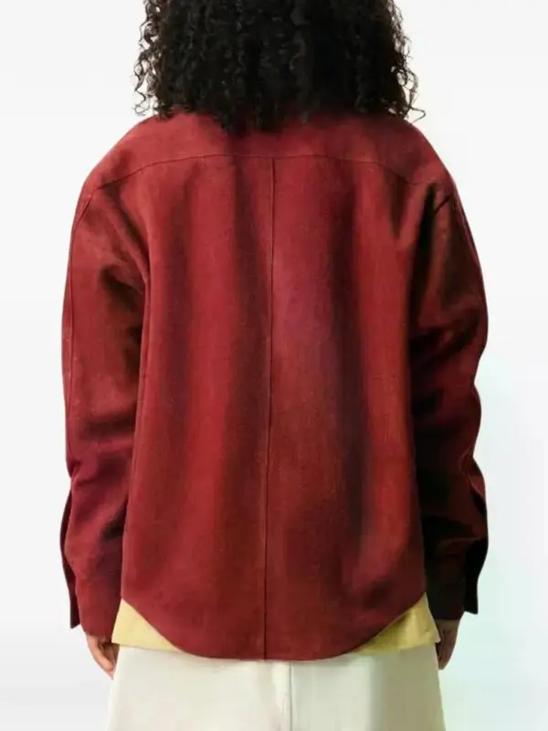 AMI Paris Suede Shirt Jacket