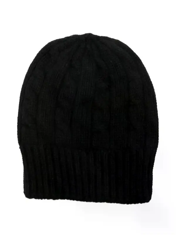 CENERE GB Cable-knit Beanie Hat