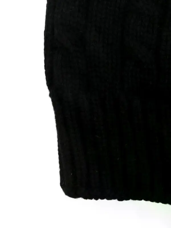 CENERE GB Cable-knit Beanie Hat