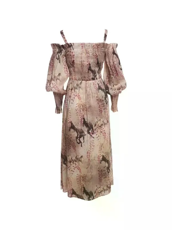 ALLSAINTS Lary Dionne Floral-print Midi Dress