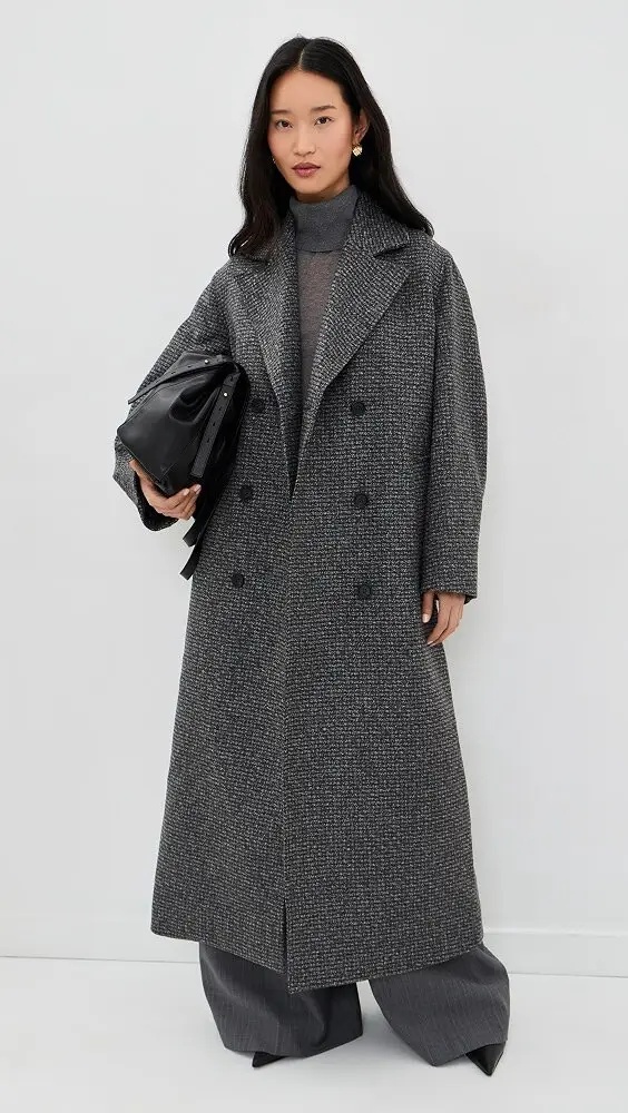 HOUSE OF DAGMAR Long Wool Coat