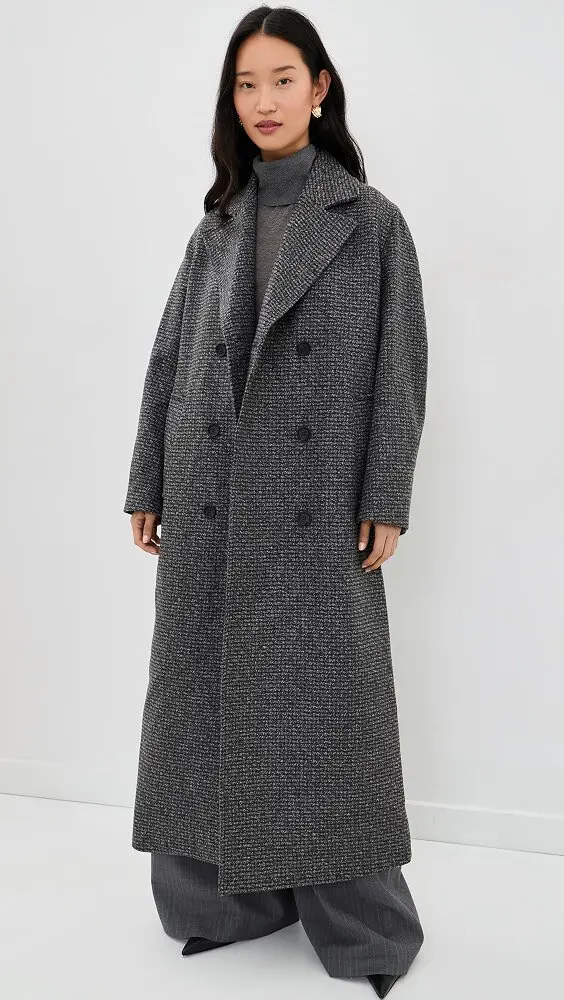 HOUSE OF DAGMAR Long Wool Coat
