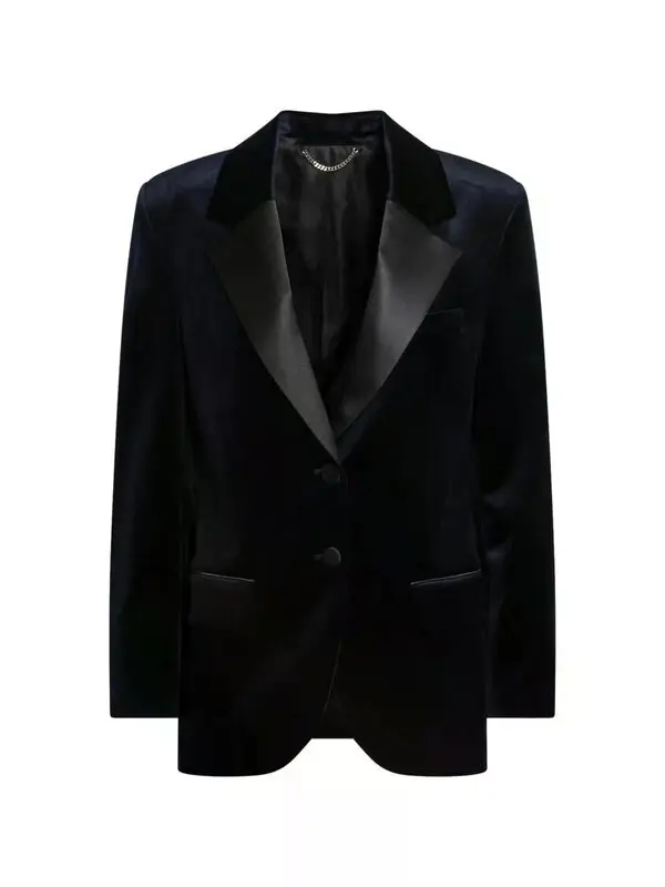 Victoria Beckham Camilla Single-breasted Velvet Blazer