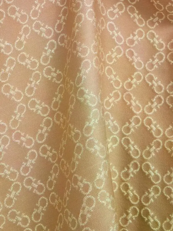 FERRAGAMO Gancini Jacquard Stole With Lurex