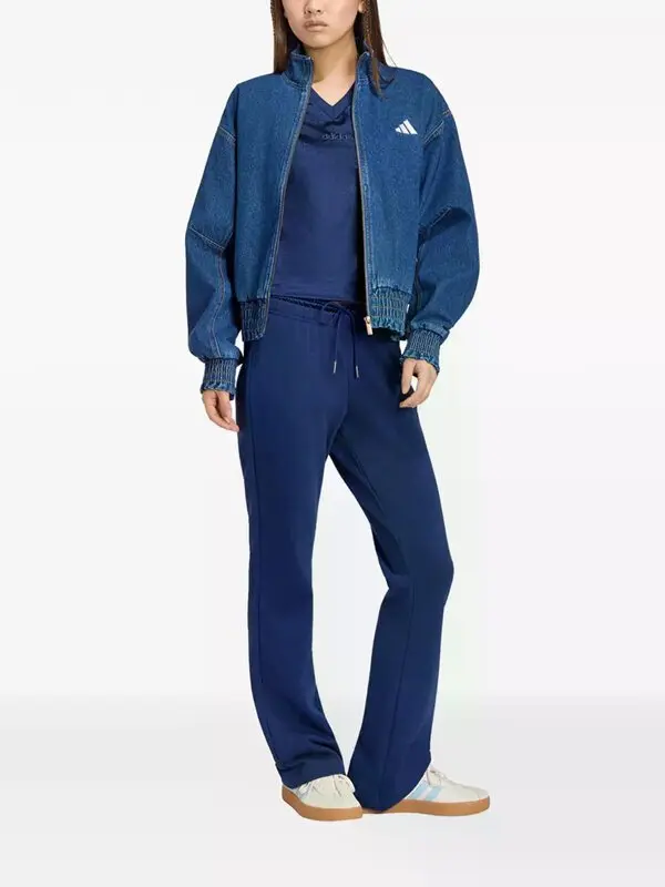 Adidas Stadium Washed Denim Loose-fit Jacket