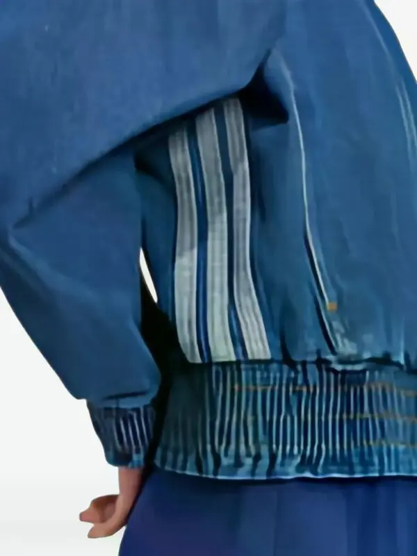 Adidas Stadium Washed Denim Loose-fit Jacket