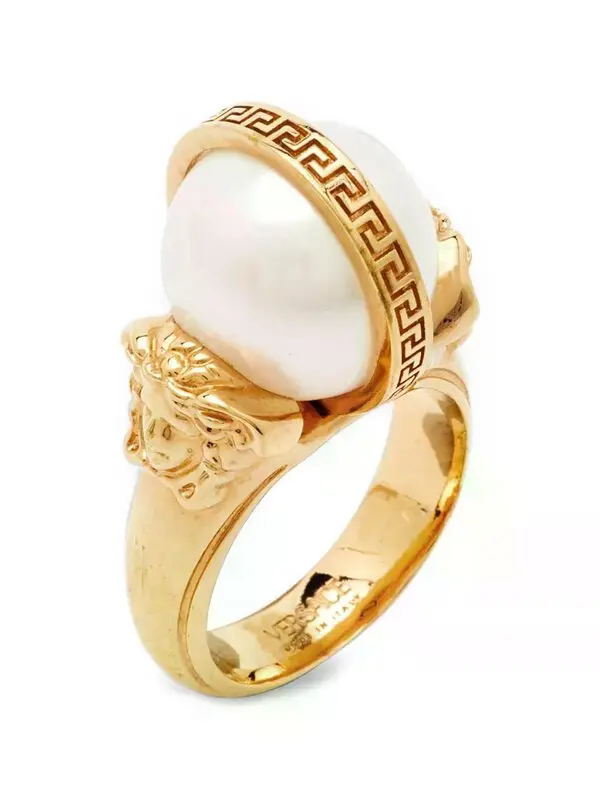 Versace Medusa-head Ring - Gold