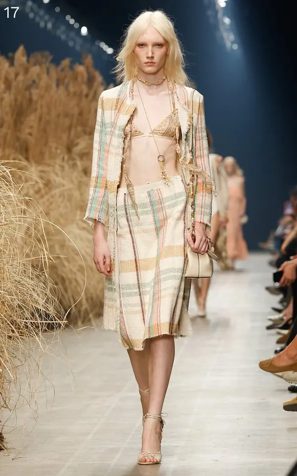 Etro Printed Silk Bra