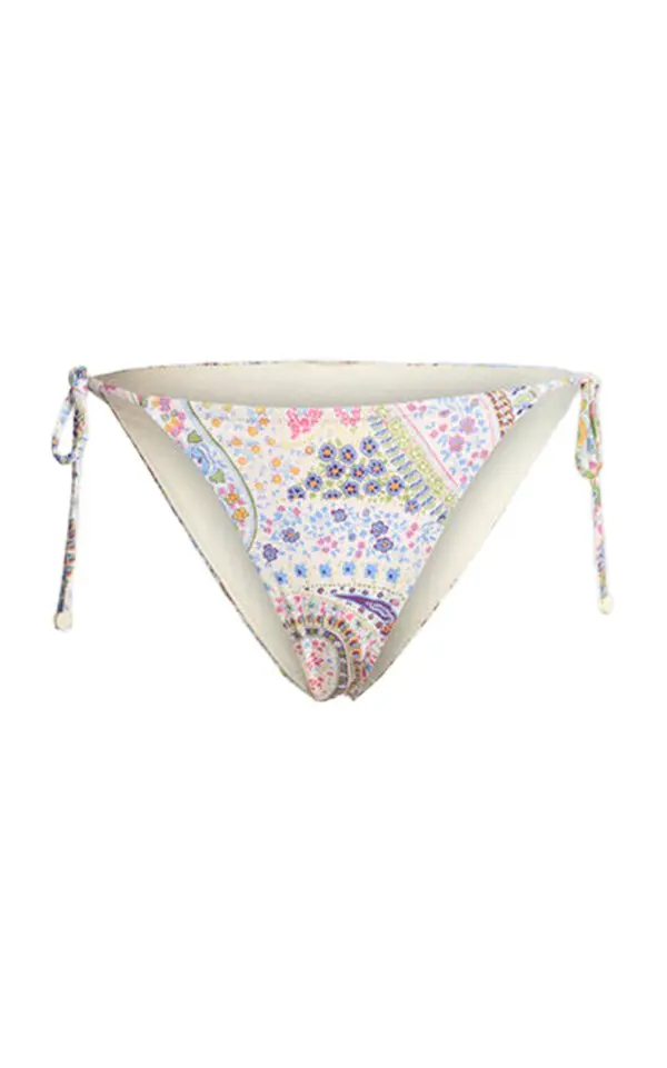 Etro Paisley-printed String Bikini Bottom