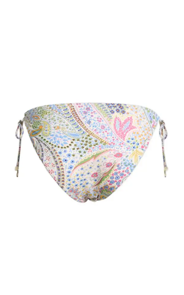 Etro Paisley-printed String Bikini Bottom