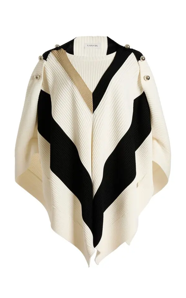 LANVIN Belted Poncho