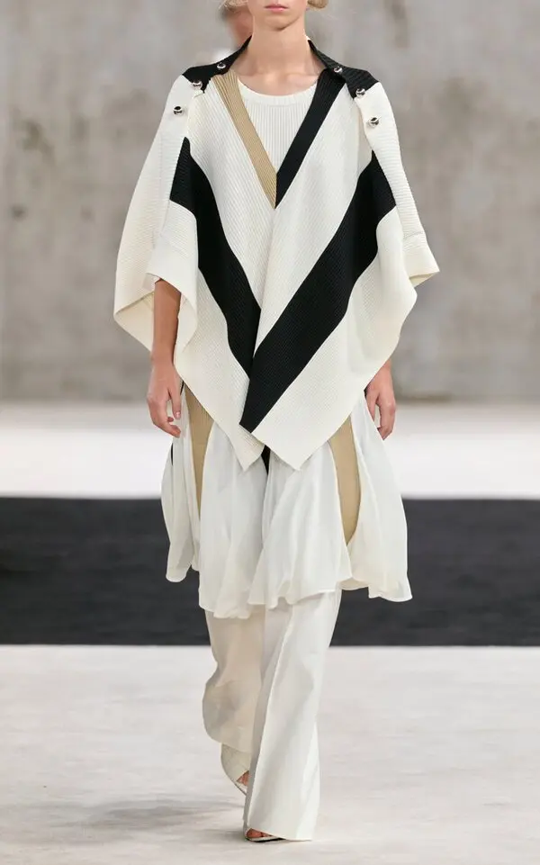 LANVIN Belted Poncho