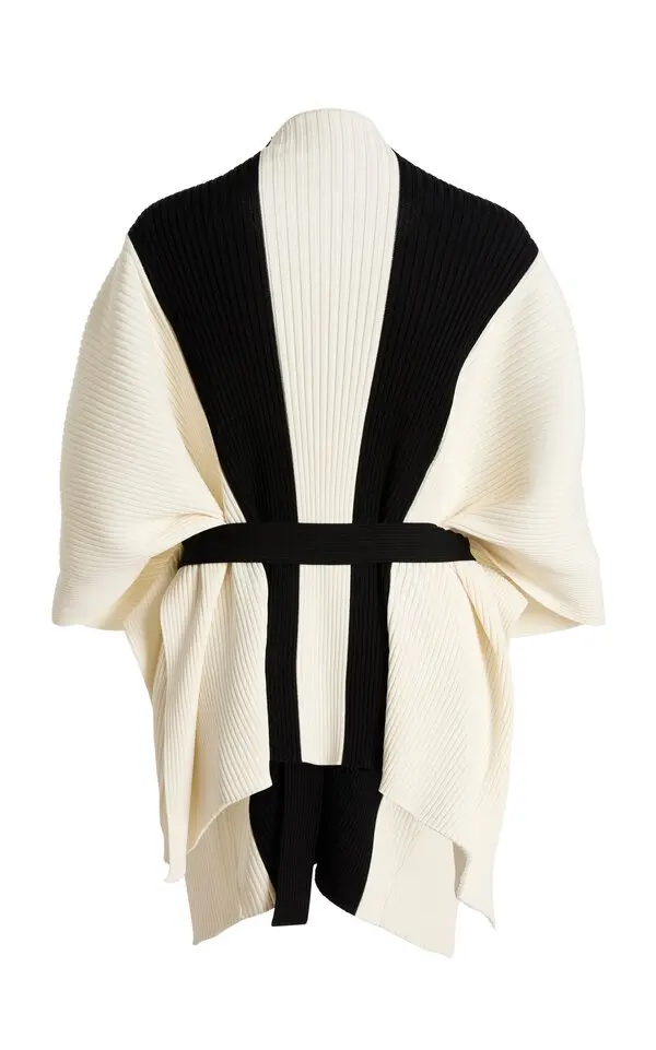 LANVIN Belted Poncho