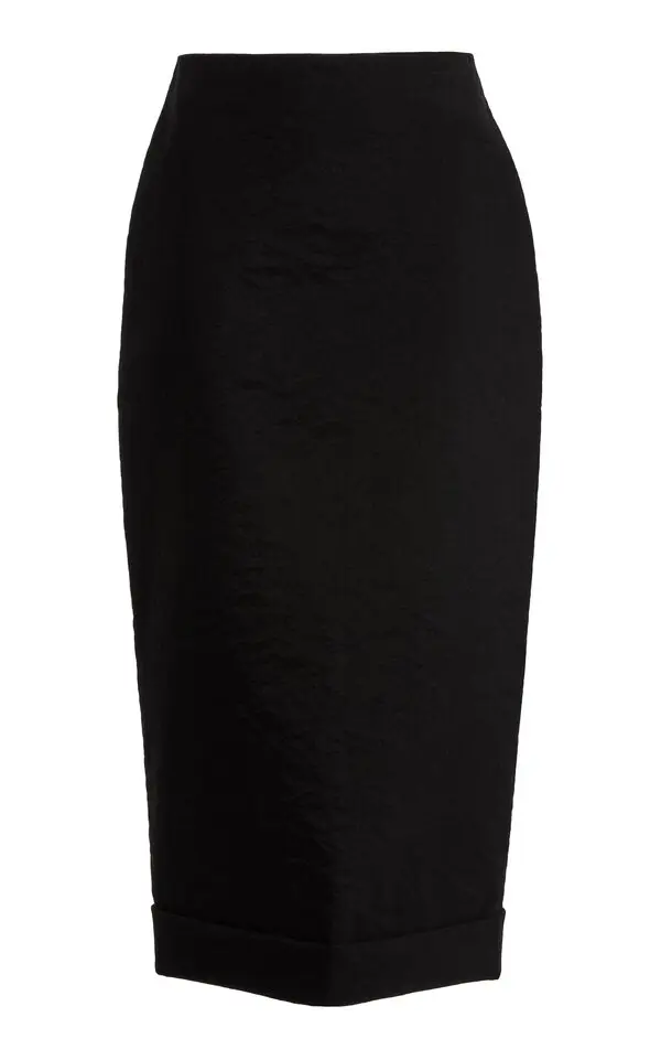 LANVIN Pencil Cotton-blend Midi Skirt