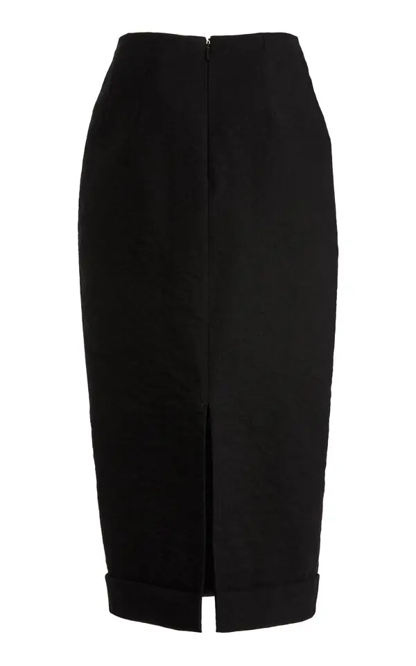 LANVIN Pencil Cotton-blend Midi Skirt