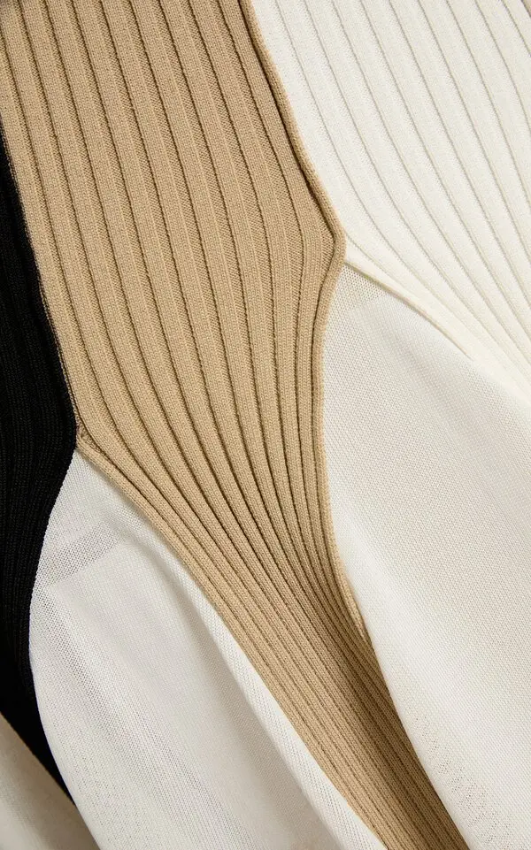 LANVIN Asymmetrical -panel Midi Dress