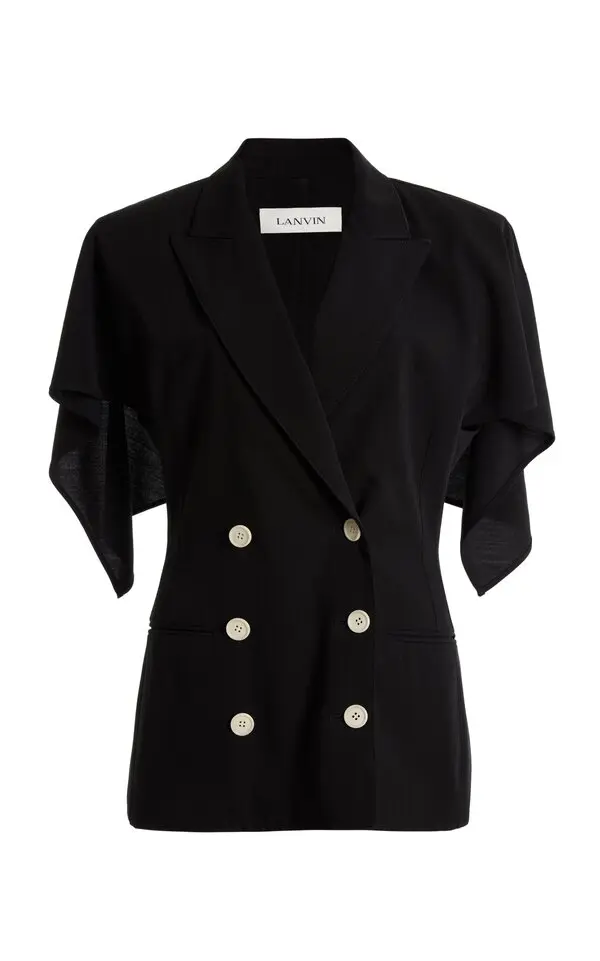 LANVIN Wool-blend Cape Jacket