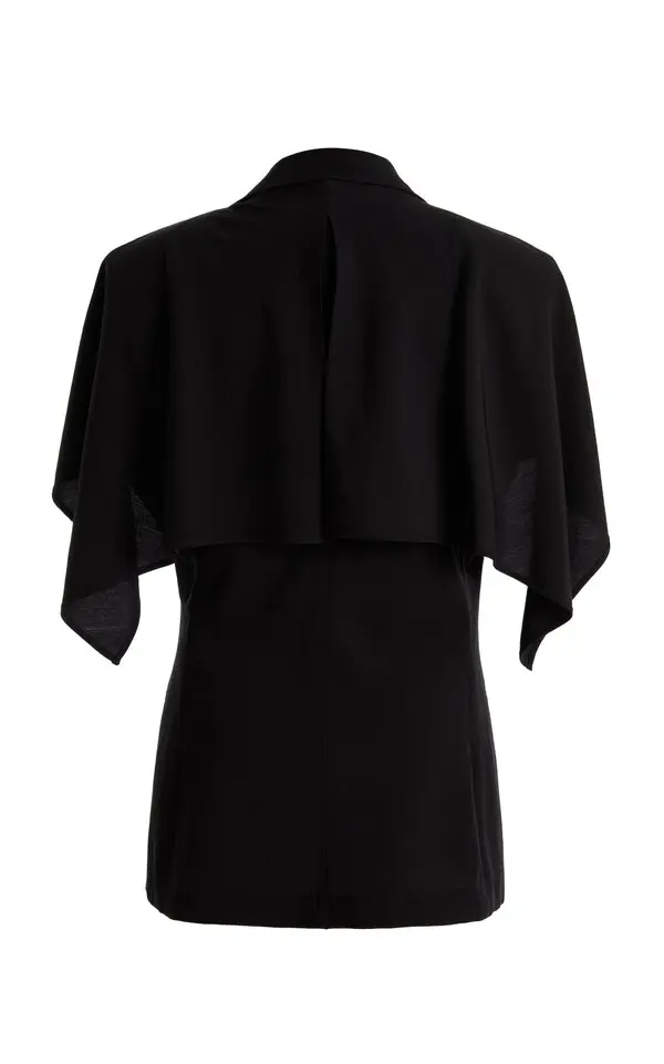 LANVIN Wool-blend Cape Jacket