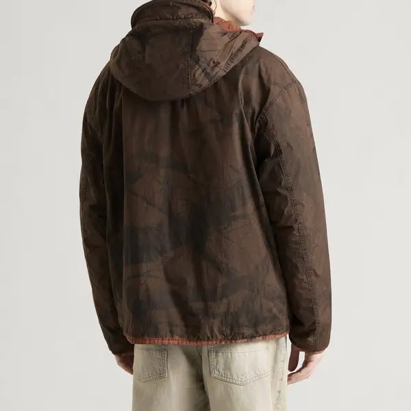 Stone Island Laser Forest Camo Crinkle Reps-tc Parka Jacket