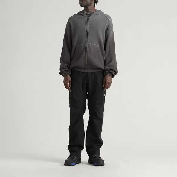 ROA Bee Sun Faded Organic Waffle Zip Hoodie