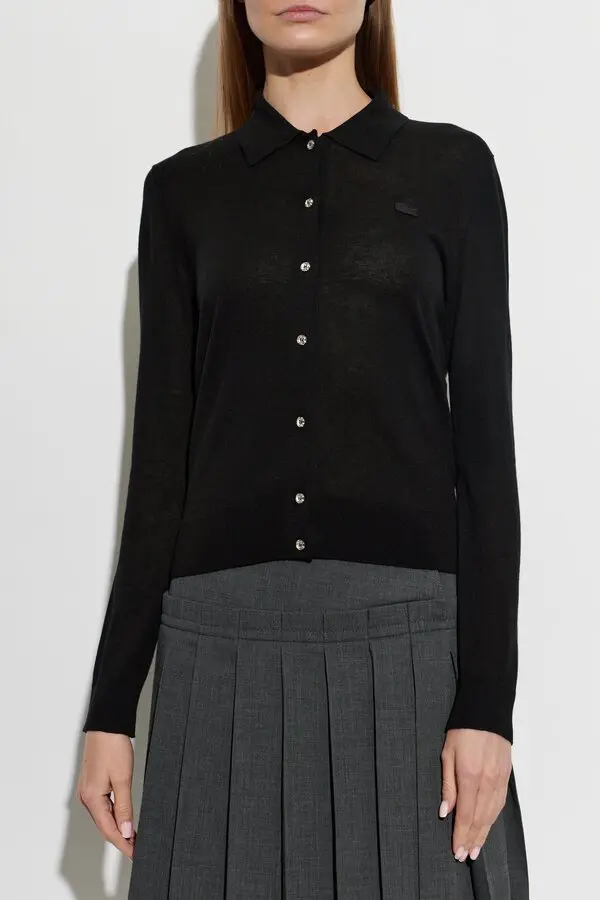 Lacoste Logo Patch Cardigan