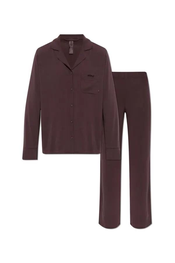 SKIMS Two-piece Pajama Set - Purple