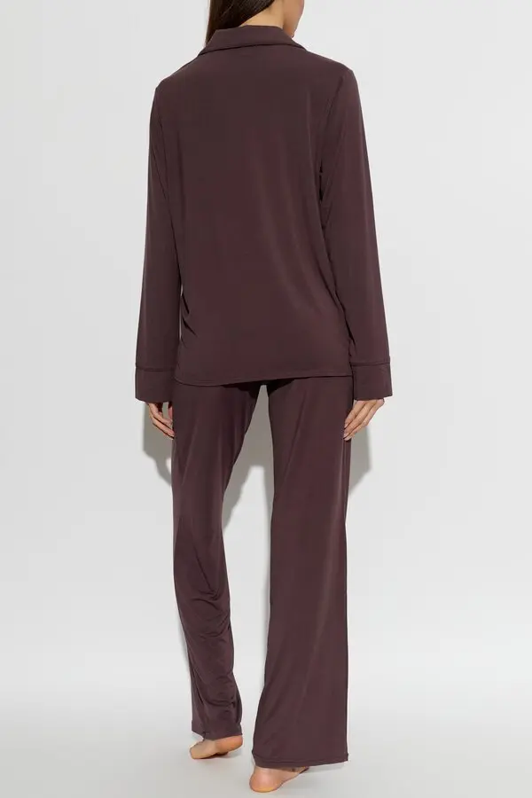 SKIMS Two-piece Pajama Set - Purple