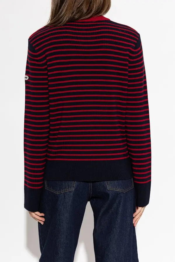 AMI Paris Crew Neck Wool Sweater