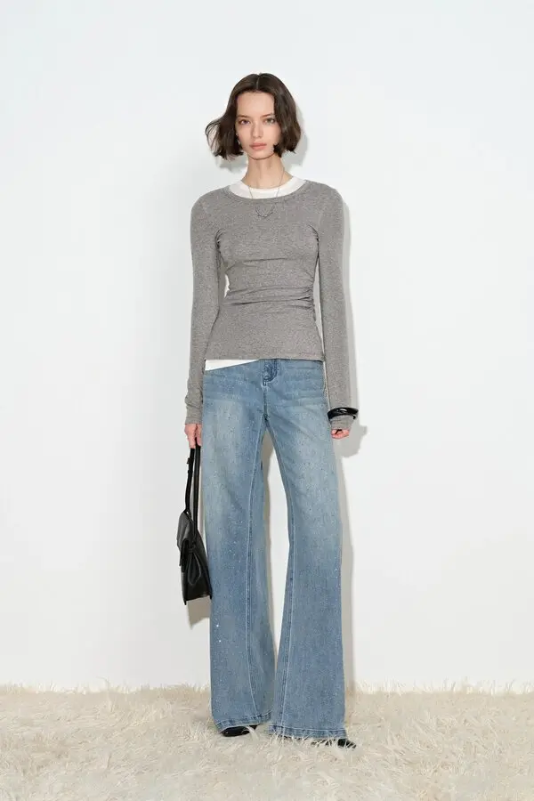 Fabrique Cora Multiway Sheer Layered Tank And Tee Set