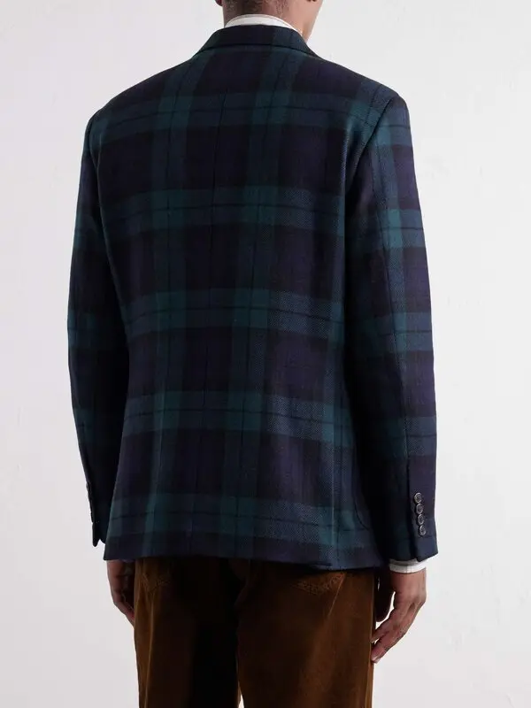 Polo Ralph Lauren Checked Wool-blend Twill Jacket