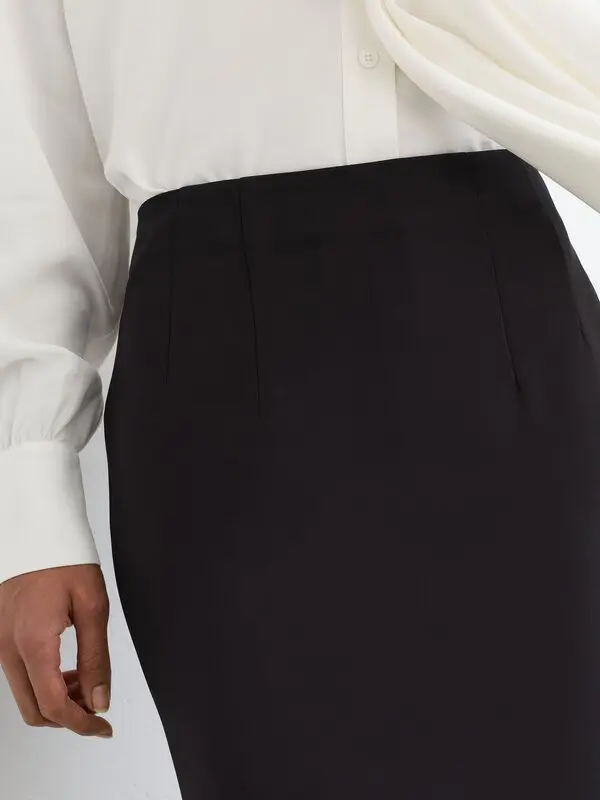 REISS Veronica High-rise Pencil Midi Skirt